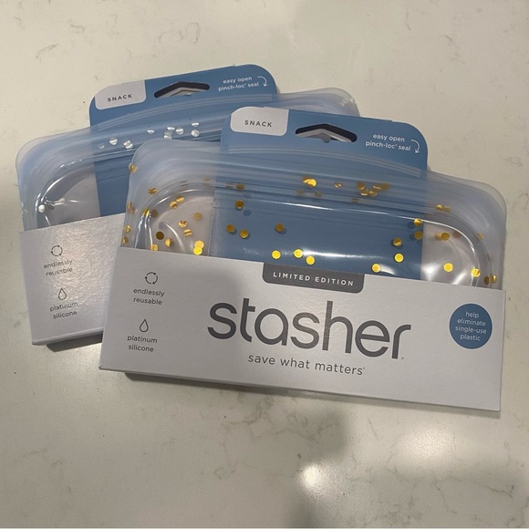 Stasher | Kitchen | Stasher Bag Limited Edition Snack Bags | Poshmark